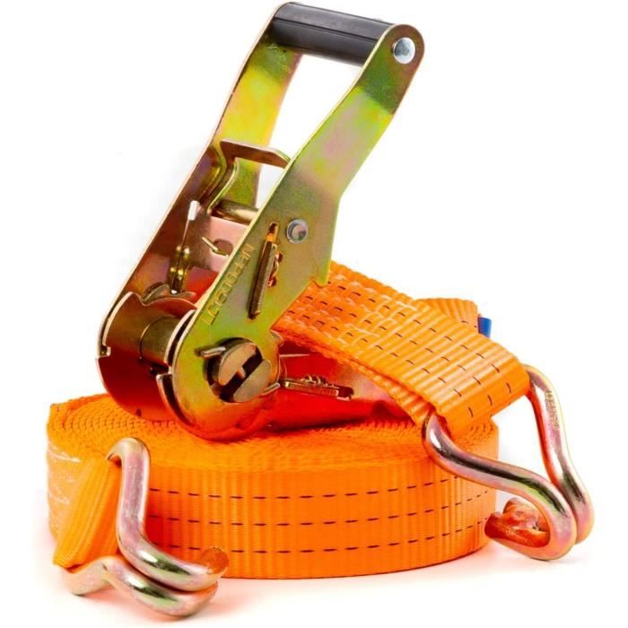 Sangle de fixation sangle de serrage sangle à cliquet 8m 1500-3000 kg ...