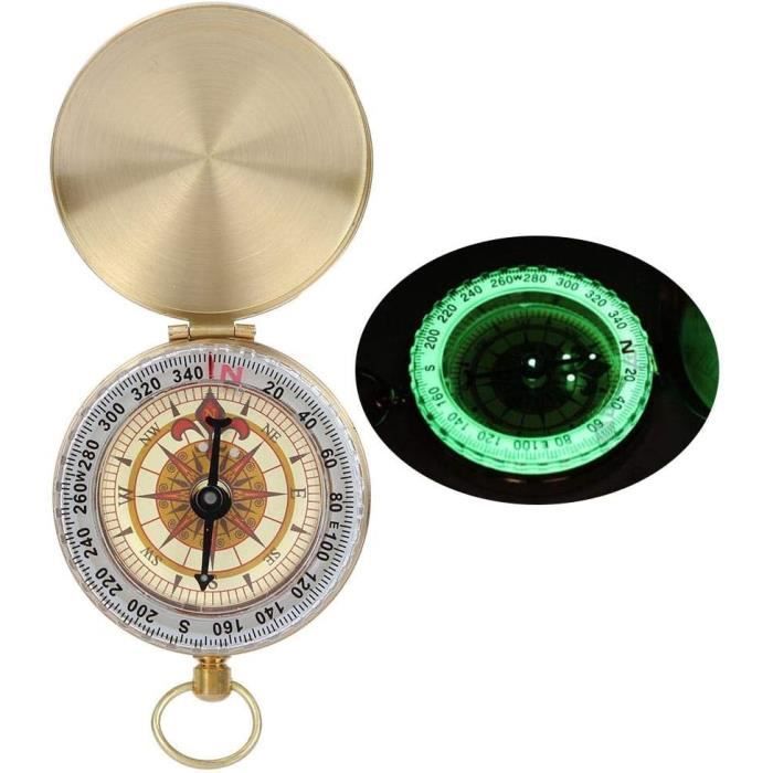 Boussole, Vintage Boussole Enfant, Camping Boussole En Métal, Portable ...