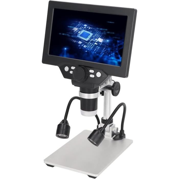 Microscope Numérique, Microscopes Portables LCD 7 Pouces 1200X avec ...