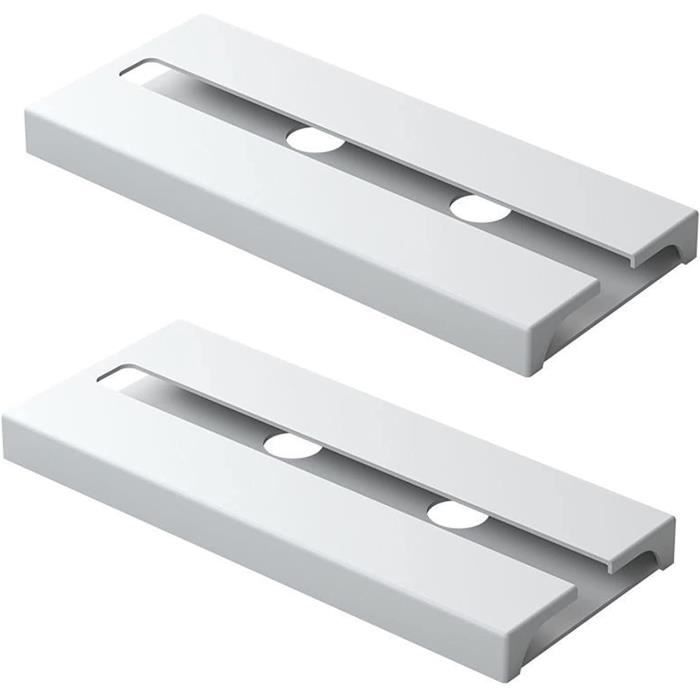 2 Pièces Verres À Pied Suspendu Support, Porte Verres À Vin Suspendre Noir, Plastique Support De ...