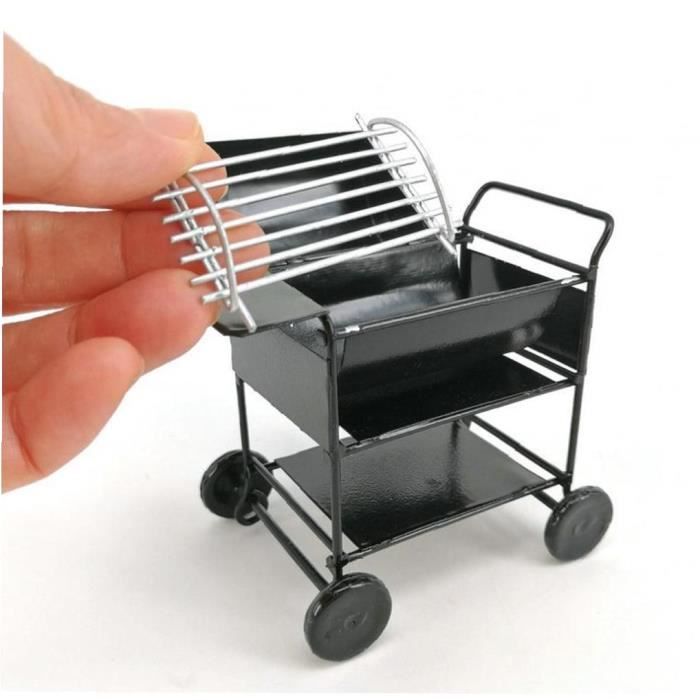 Miniature Barbecue Grill Mini Dollhouse Barbecue Toy Simulation de ...