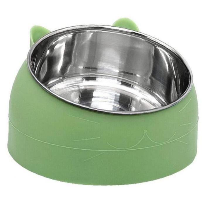 Pet.200ml Bol de Pet Kitten Kitten Cat Bol oblique Bol à chien Bol en ...