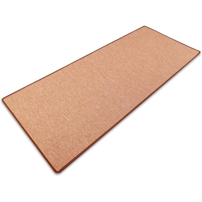 Tapis Terracotta Doux Effet Sisal | Polypropylene + Coton | Salon ...