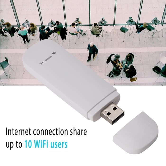 Routeur Wifi USB Routeur Wifi Adaptateur réseau USB 4G LTE Routeur de point d'accès WiFi fil ...