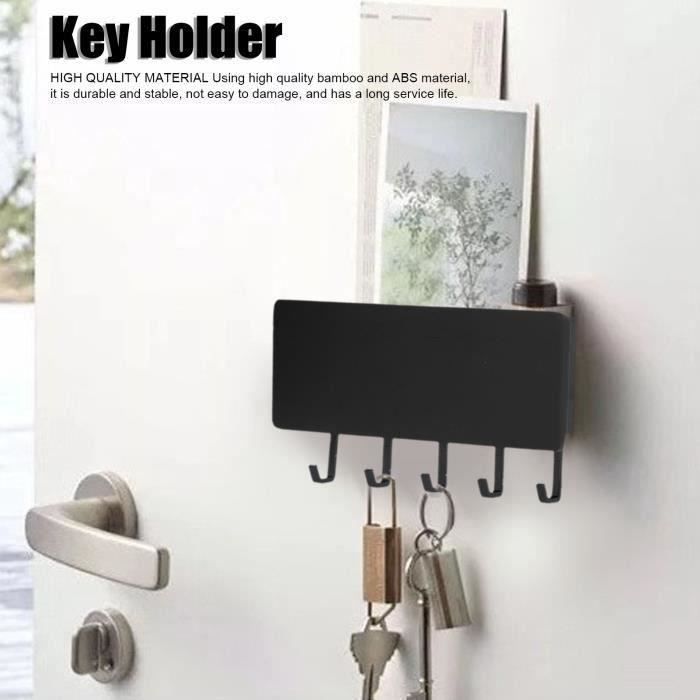 Spirit-porte-courrier Porte-clés mural en bambou Porte-clés ...