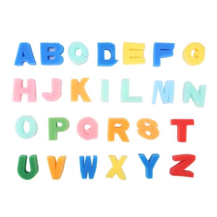 Jouet de dessin éponge, timbre de lettres de créativité, apprentissage ...