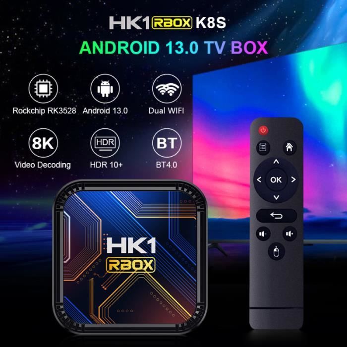 TV Box, HK1 Android 13.0 smart media playeR 4GB RAM 32GB ROM H618 64bit ...