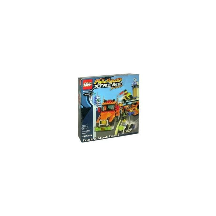 Lego 6739 Island Xtreme Stunts : Le Camion Cascade Et Les Moto ...