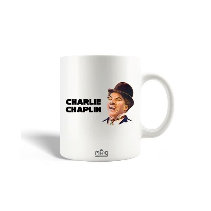 Mug - Charlie Chaplin - Céramique - 30cl - Compatible lave-vaisselle ...