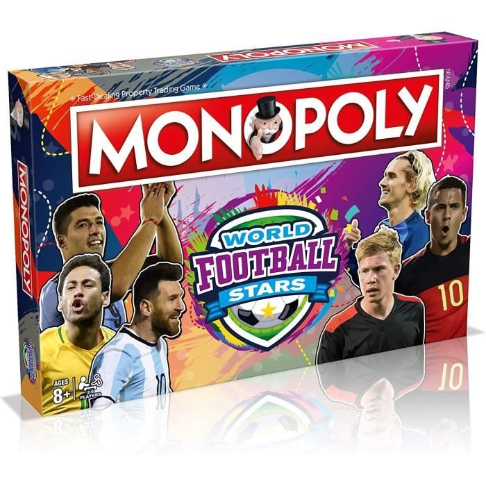 World Football Stars Monopoly Jeu de societe - Cdiscount Jeux - Jouets