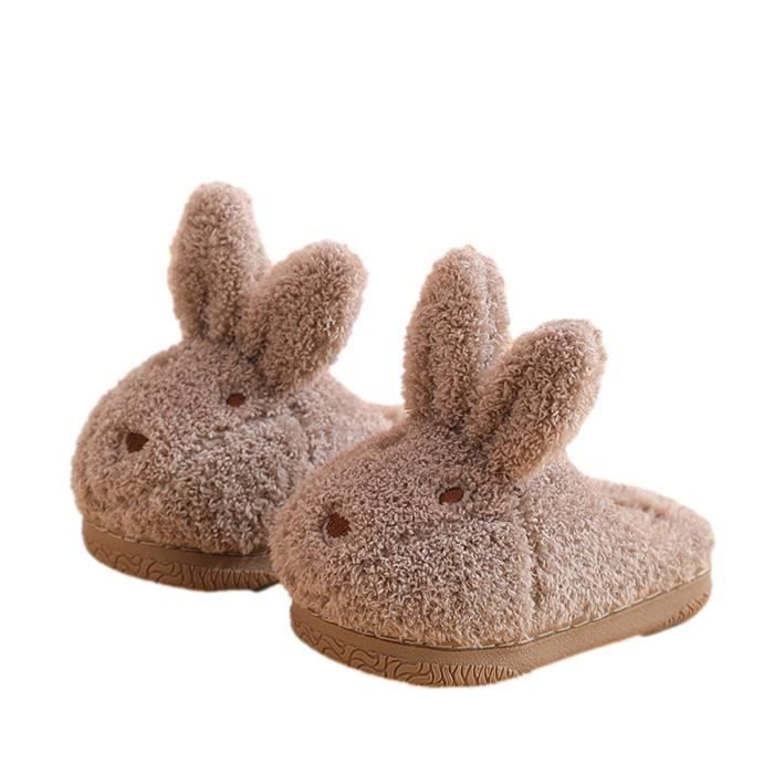 Enfants pantoufles mignon lapin motif intérieur dessin animé bébé ...
