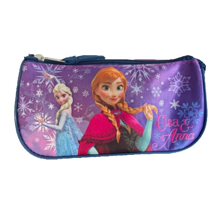 Trousse scolaire Frozen - Elsa et Anna - 2 compartiments - Couleur ...
