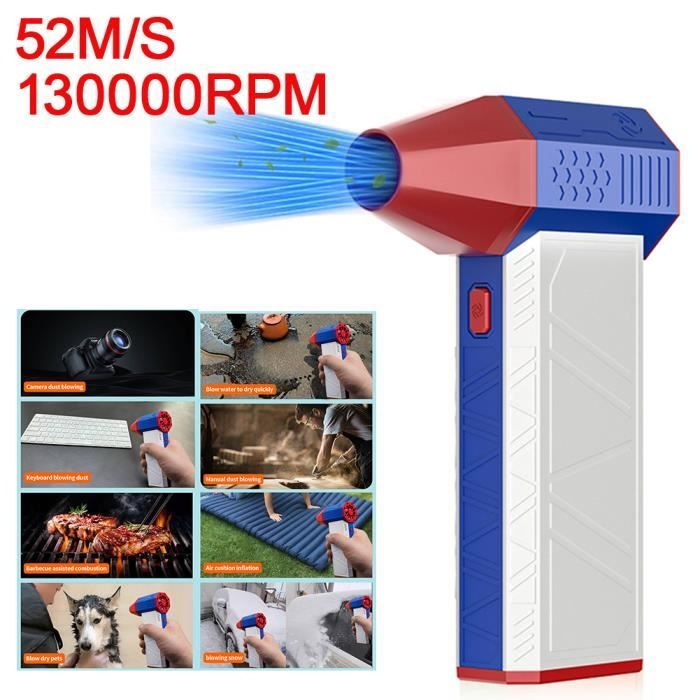 Air Blower Super Jet Fan 110 000 tr/min 120 W Mini ventilateur de ...