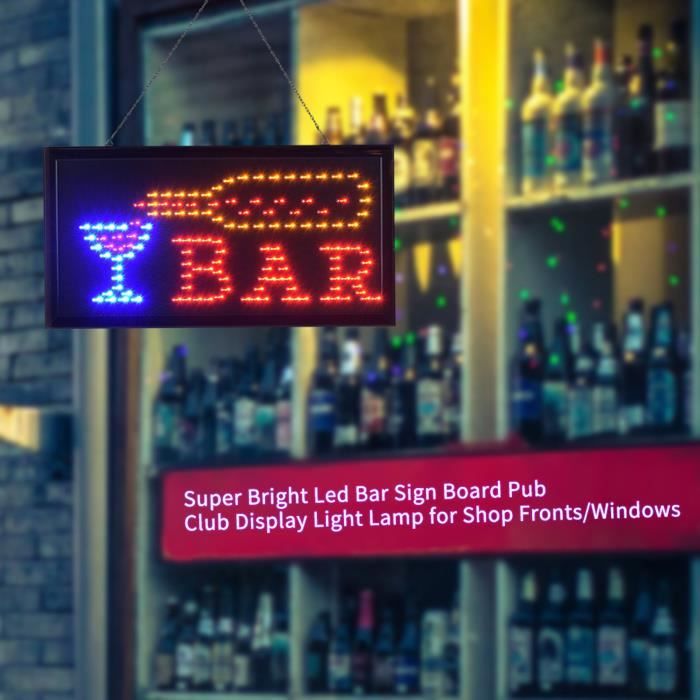 Enseigne Lumineuse Bar
