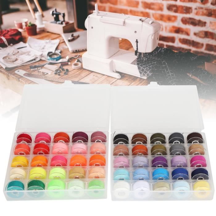 Sonew fils à coudre bobines Fil à Coudre coloré Ménage Bricolage Fil de ...