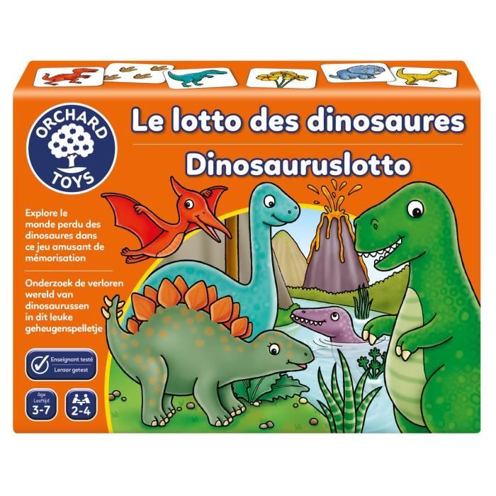 CARTE DE JEU - Le lotto des dinosaures - Cdiscount Jeux - Jouets