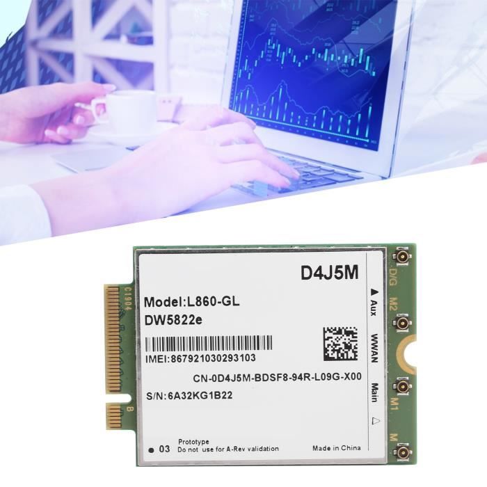 Carte Réseau Sans Fil - VBESTLIFE - L860-GL - Module 4G - M.2 - Haute ...