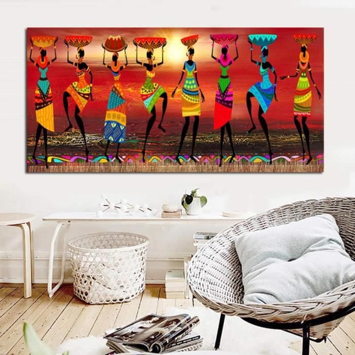 Posters Muraux Geants Femmes Africaines Figure Art Peintures Sur Toile ...