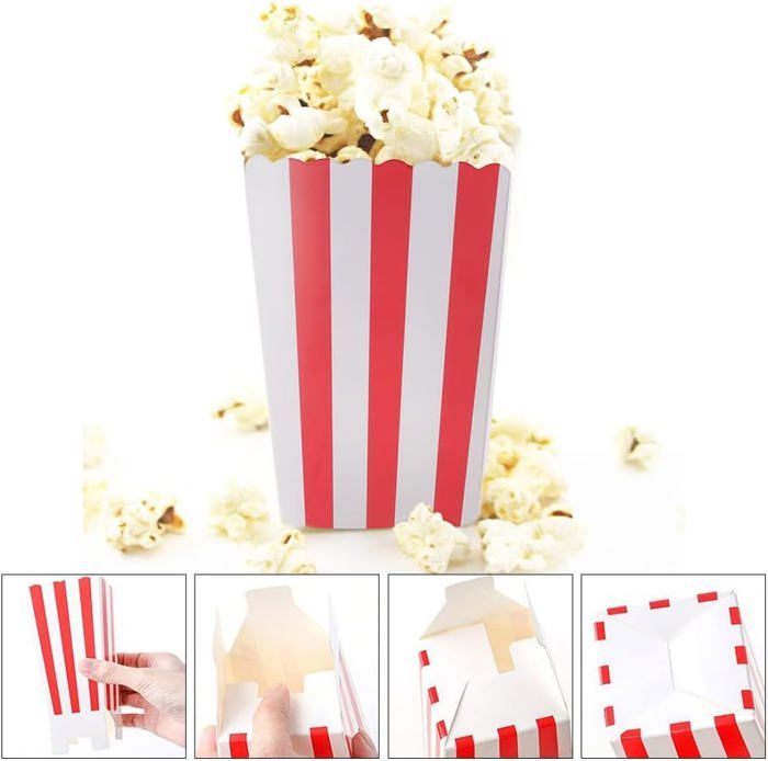 Popcorn Box, Pot Popcorn, Popcorn Boîtes, Sacs Popcorn, Boîtes De ...