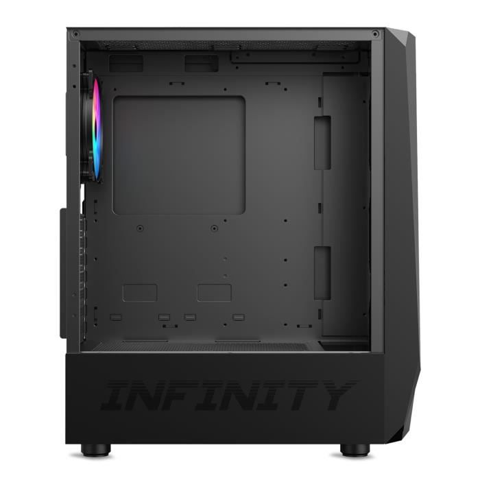 Boitier PC Gamer - Infinity - DARK - Rétroéclairage RGB - Compatible ...