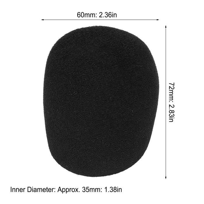 Bonnette pour microphone - YOSOO - Éponge douce - Protection contre le ...