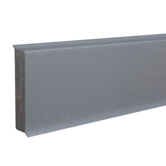 PROVISTON Plinthe en PVC 12 x 60 x 2500 mm Gris Plinthe PVC mousse ...