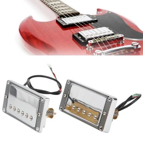 Micro guitare, set de micros à installation facile, pour guitare ...