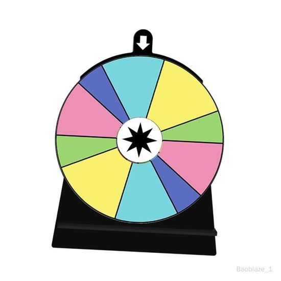 Roue rotative colorée, en acrylique modifiable avec support, jeu à ...