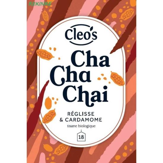 Infusion Cha cha chai 18 sachets Cleo's BIO - Cdiscount Au quotidien