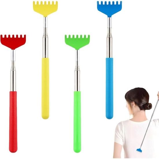 Gratte Dos, ACTOYS 4 PCS Gratte Dos Télescopique, Grattoir arrière ...