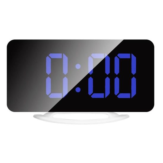 Zerone LED Screen Clock, Dual USB Ports Digital Alarm Clock for Office ...