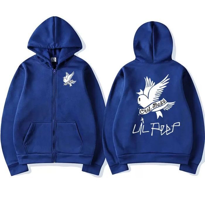 Rared Lil Peep-Sweat à Capuche avec Fermeture Éclair pour Homme et ...