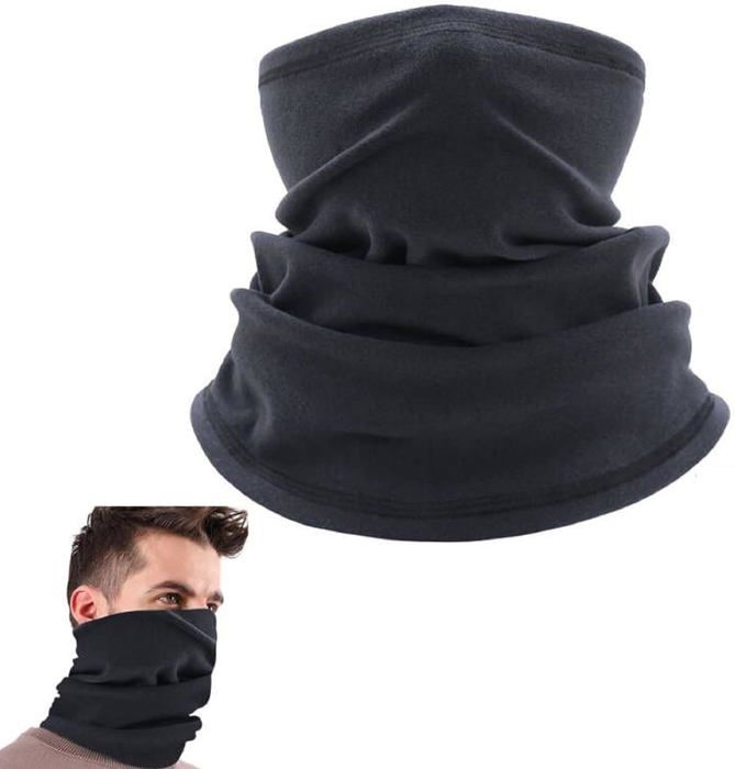 Gris Foncé Cache-Cou Thermique,Polaire Cache-Cou écharpe,Tour de Cou ...
