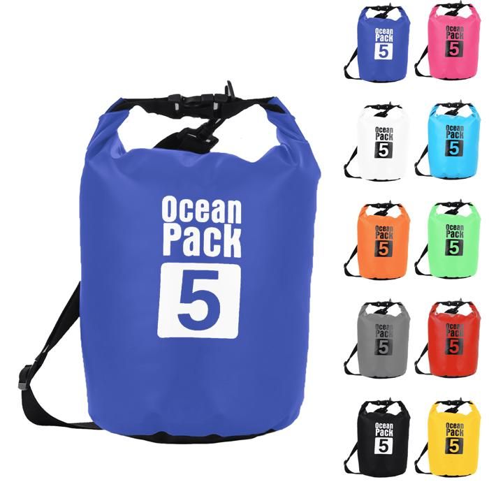 5L Sac étanche Polyvalent, 2L/5L/10L/15L/20L/30L Bleu Waterproof Dry ...