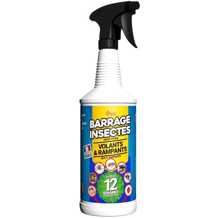 Spray Insecticide Barrage Insectes, Insectes Volants Et Rampants ...