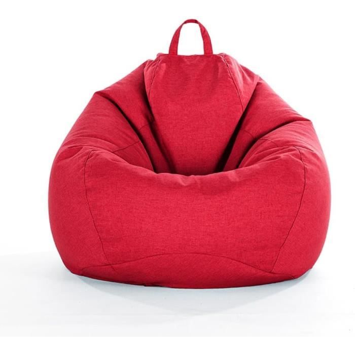 Pouf Poire Sans Remplissage - Lin Couleur Unie Pouf Pour Enfant Ado ...