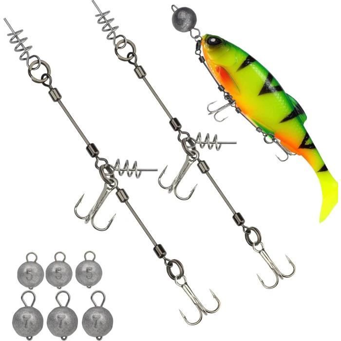 Shallow Rig pour Les Leurres Brochets Pike Systems Pike Stinger Rig ...
