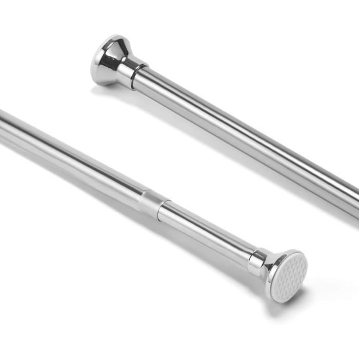 Tringle à rideau télescopique à ressort 70-120 cm, tringle à rideau de ...