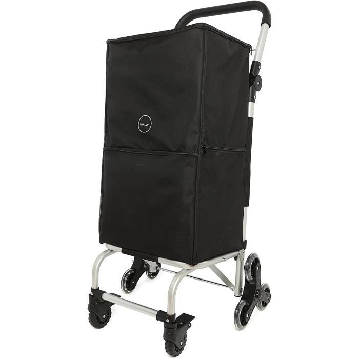 Chariot de Courses 6 Roues Pliable à Pousser | Chariot de Course Caddie ...