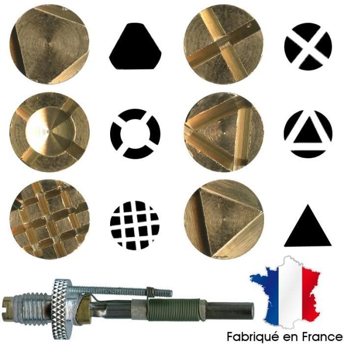 Pointe pyrogravure F21 et marques à chaud motifs 1 à 6 - Cdiscount ...