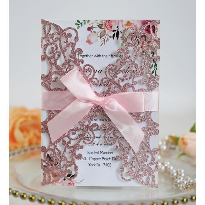 Faire-part - invitation,Carte d'invitation de Mariage avec enveloppes ...