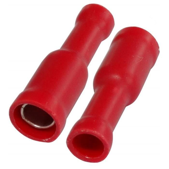 C43869 - Lot De 10 Cosses Électriques Cylindriques - Isolées - Serrage ...