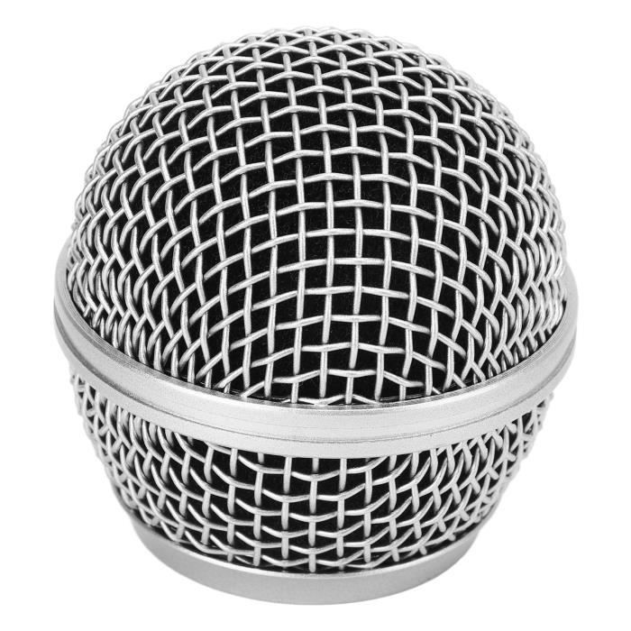 DEX EJ.life Grille de microphone Microphone Grill Métal Microphone Tête ...