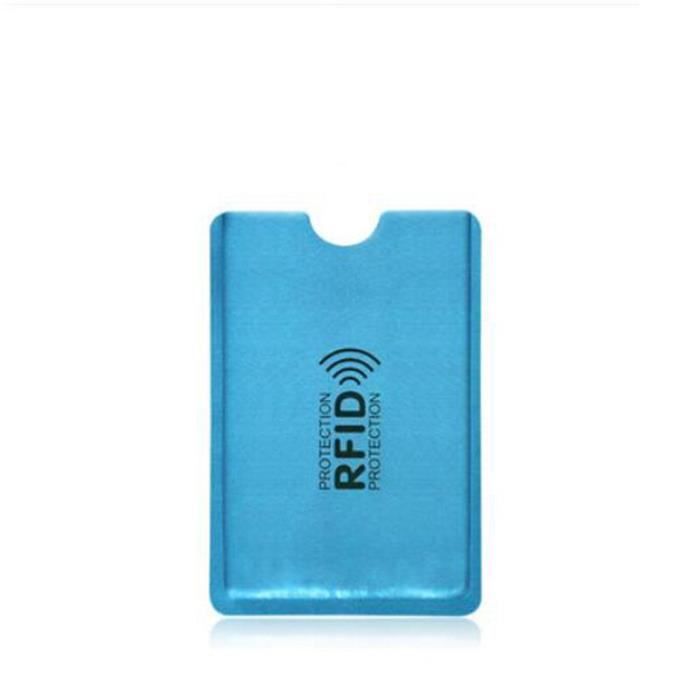 Porte-Cartes BNG05 5Pcs Anti-Theft Card Holder Aluminum Foil RFID Case ...