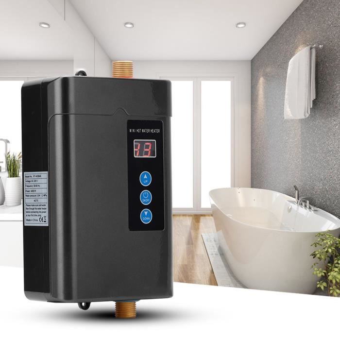 Keenso Chauffe-eau intelligent Mini chauffe-eau électrique domestique chauffe-eau instantané ...