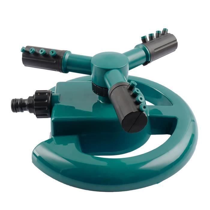 MOON-KKmoon 360 degrés Rotation gazon arroseur automatique rotatif ...