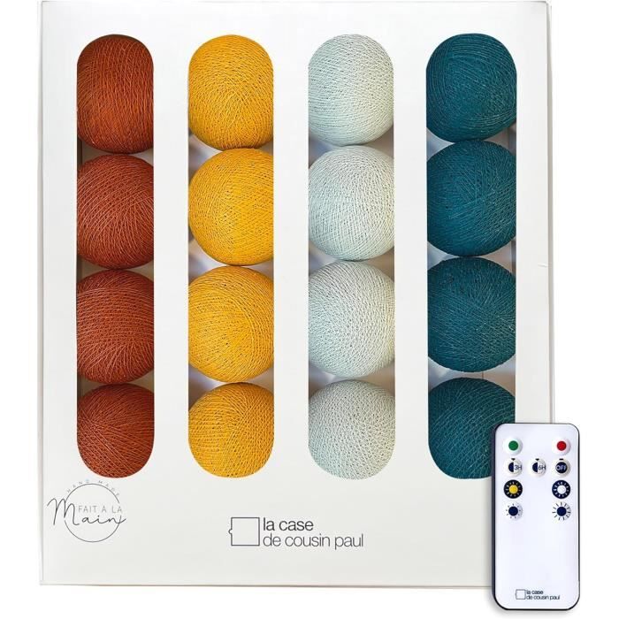 Guirlande Lumineuse - LA CASE DE COUSIN PAUL - 16 Boules LED ...