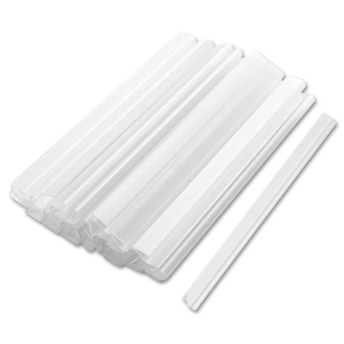 LILIN Lot de 30 clips de fixation en PVC pour brise-vue -transparent ...