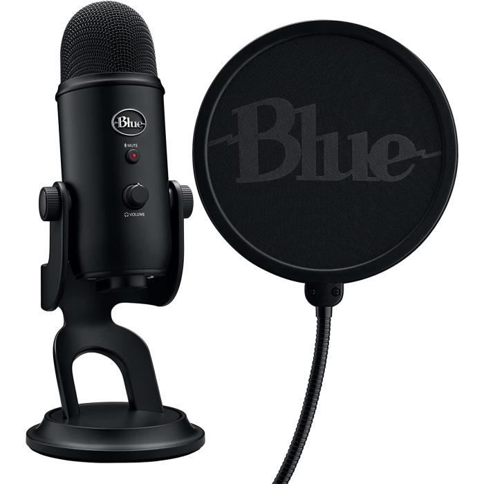 Microphone USB - LOGITECH G - Blue Yeti - Streaming de jeu ...
