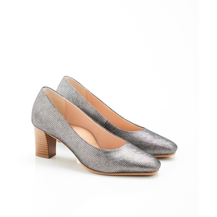 Damart - Escarpins unis ou imprimé python - Coloris Argenté - Achat ...